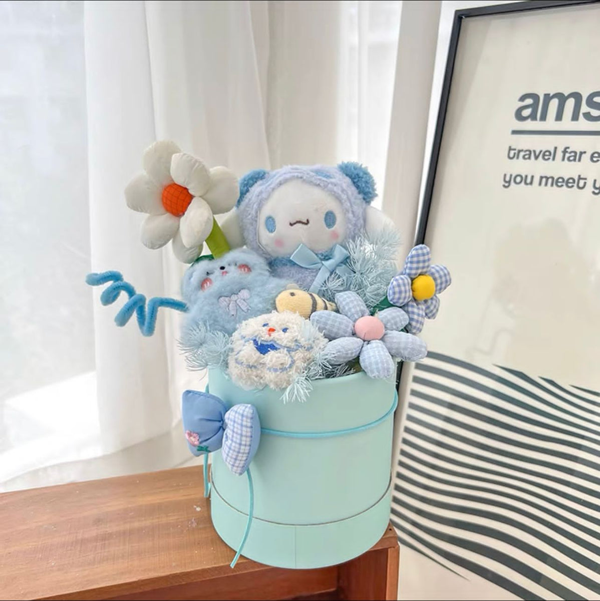 Pompompurin Blue Plush Box – 33 Petals & Co.